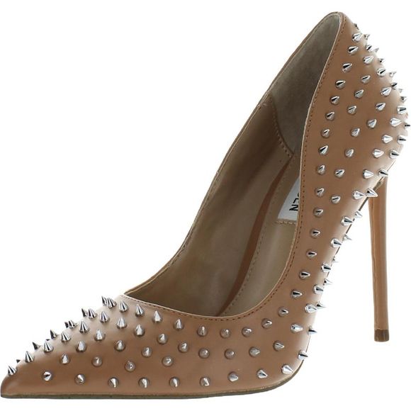 Steve Madden | Shoes | Steve Madden Womens Vala Beige Studded Pointed ...